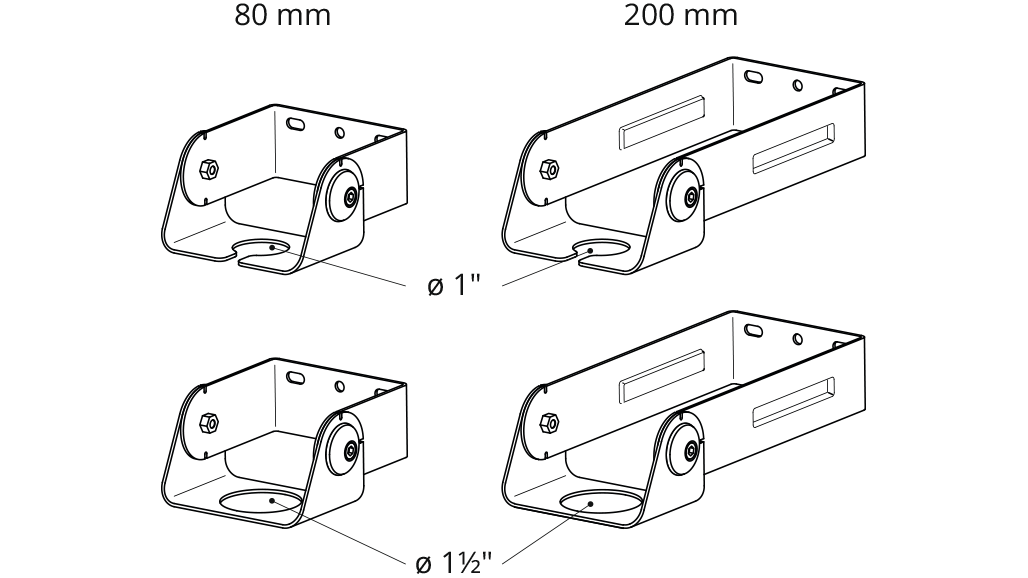 Mounting Bracket with adjustable sensor holder