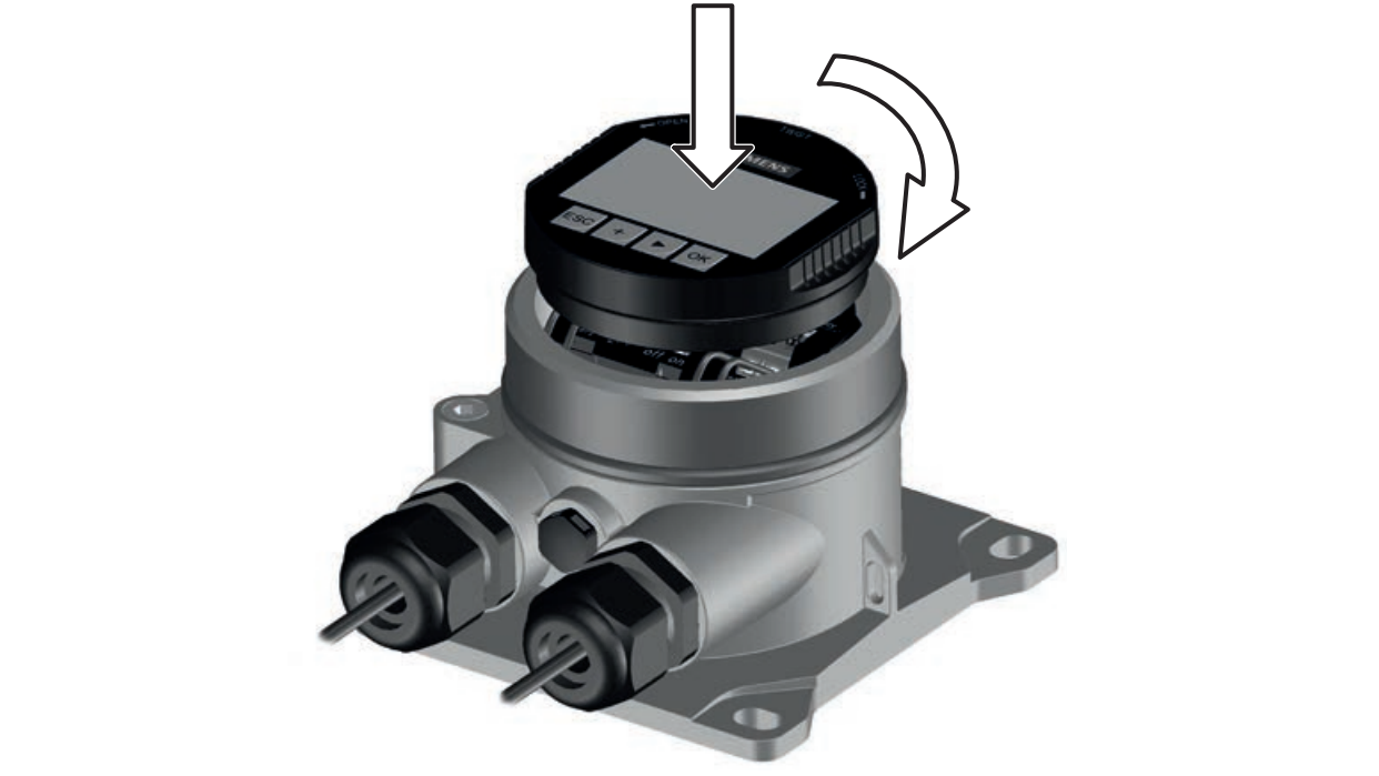 Siemens SITRANS RD150 Digitalt Display