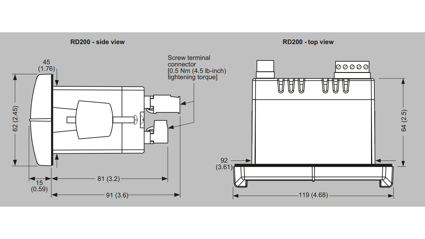 Siemens SITRANS RD200 Digital Display
