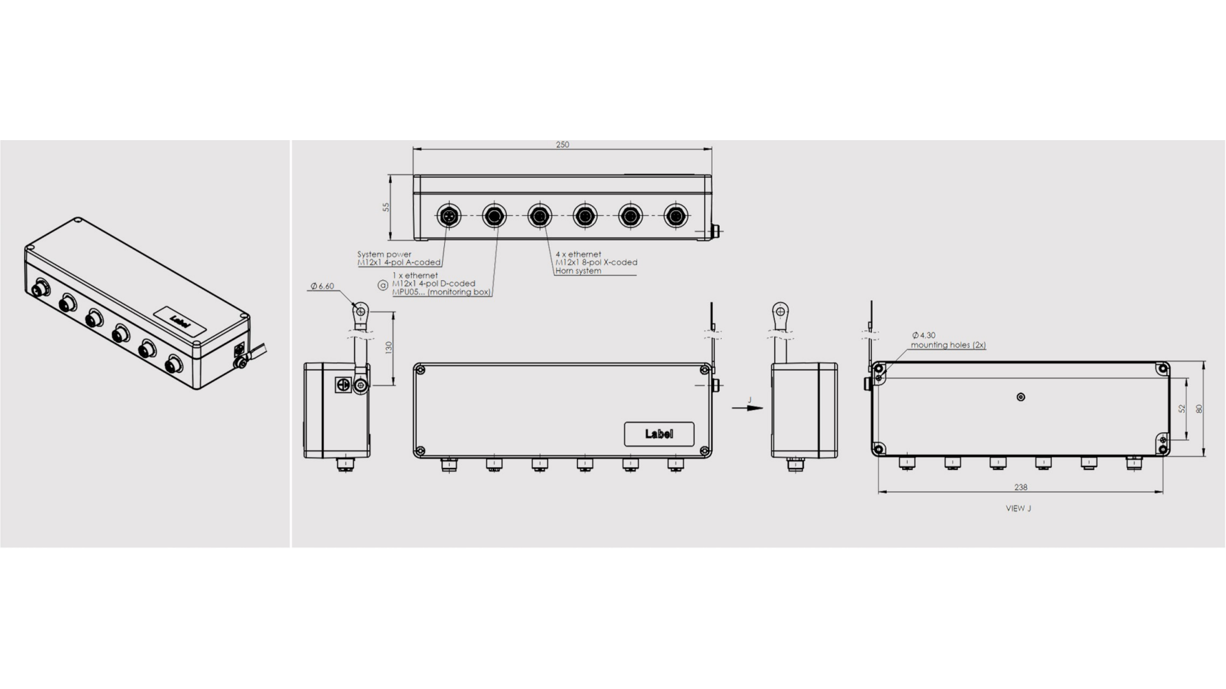 Dr. E. Horn Bearing Distance and Temperature Monitoring System