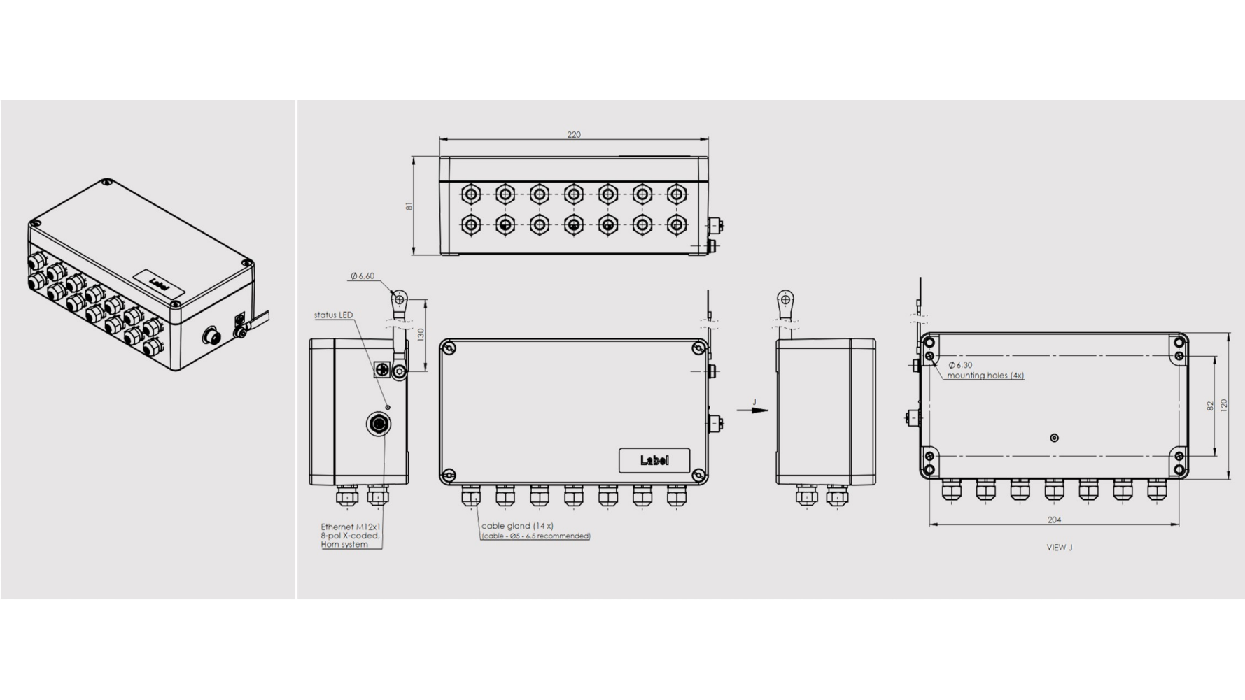 HORN Empty Bearing Distance Monitoring System