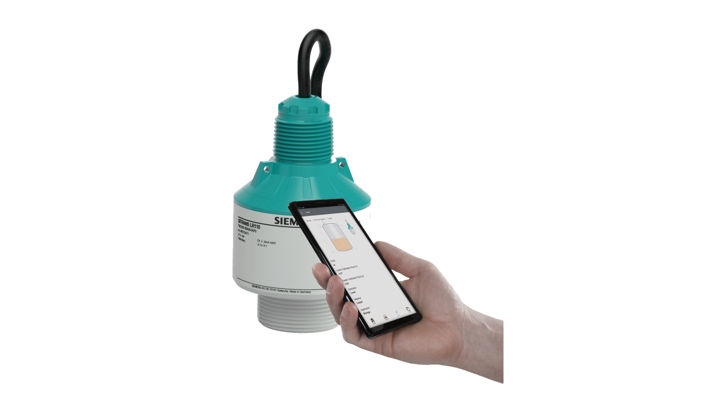 Siemens SITRANS LR100 - 80 GHz radar level transmitter